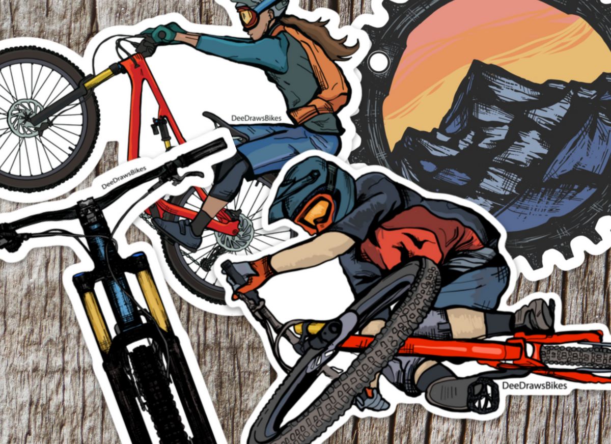 Mountain Bike Decals – DeeDraws
